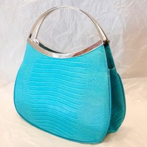 Versace | Bags | Vintage Gianni Versace Lizard Frame Handle Bag | Poshmark